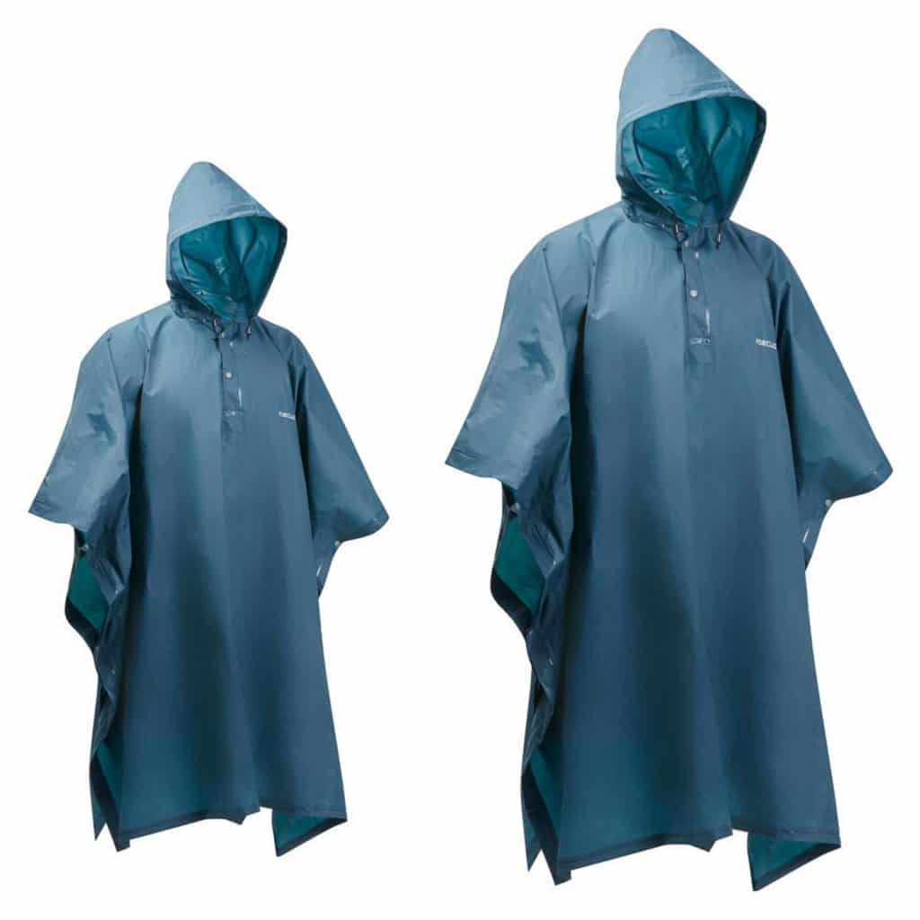 PONCHO IMPERMEABLE TREKKING MONTAÑA ARPENAZ 10L GRIS TORMENTA UNISEX ...