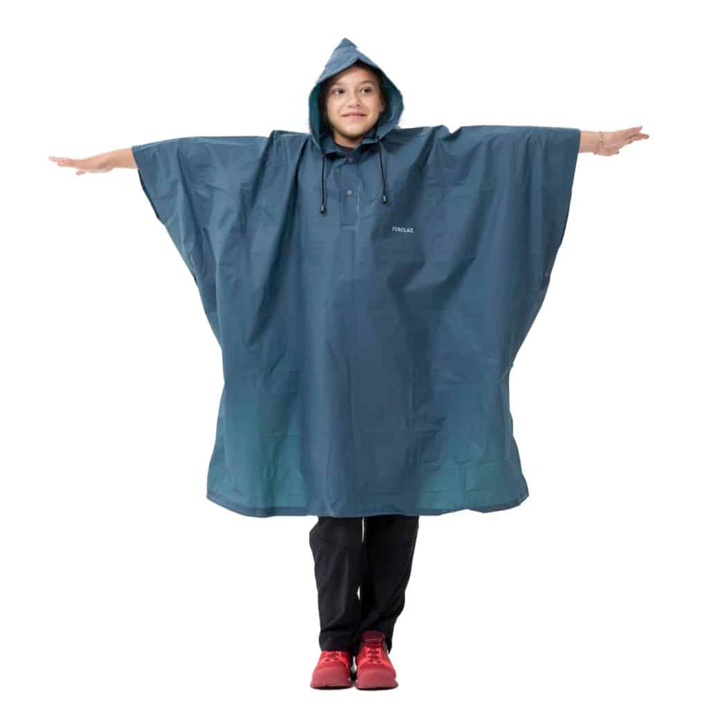 PONCHO IMPERMEABLE TREKKING MONTAÑA ARPENAZ 10L GRIS TORMENTA UNISEX ...